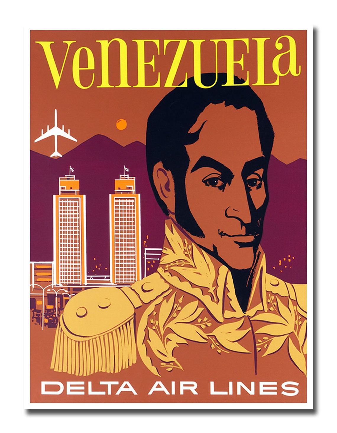 Venezuela Art Travel Poster Vintage Home Decor Print Retro - Etsy