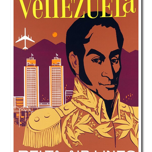 Vintage Venezuela Poster - Etsy