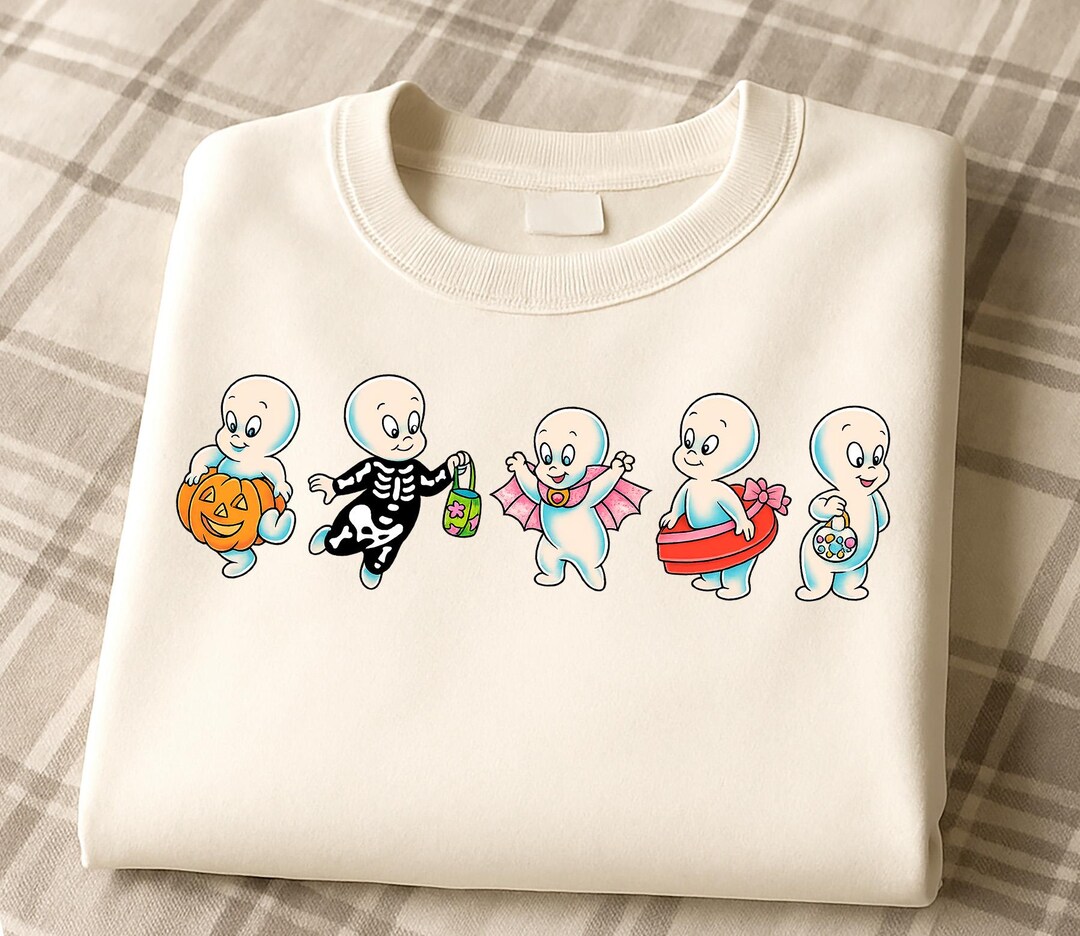 Casper Friendly Ghost Can I Keep You Ghosts in a Row Cute Ghosts ...