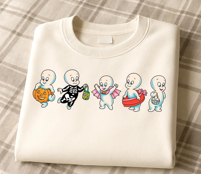 Casper Friendly Ghost Can I Keep You Ghosts in a Row Cute Ghosts ...