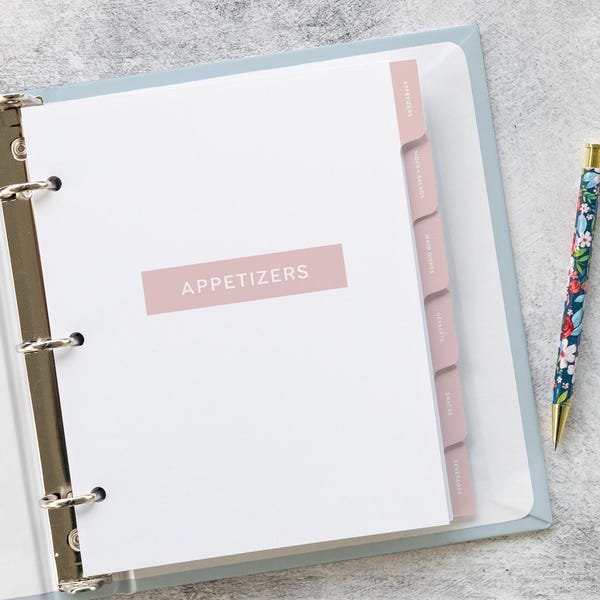 Monthly Binder Dividers - Etsy