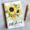 Minimalist Address Book With Personalized Cover and Gold Spiral Binding ...