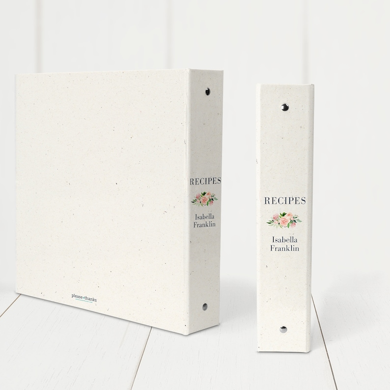 Recipe Binder, Custom Valentine's Day Gift, Personalized Recipe ...