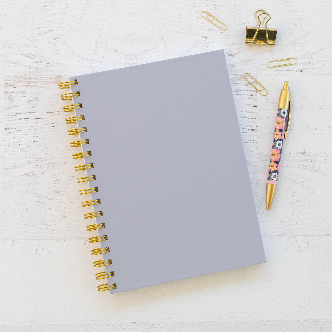 Minimalist Address Book, 70 Color Options, Hardcover Spiral Book With ...