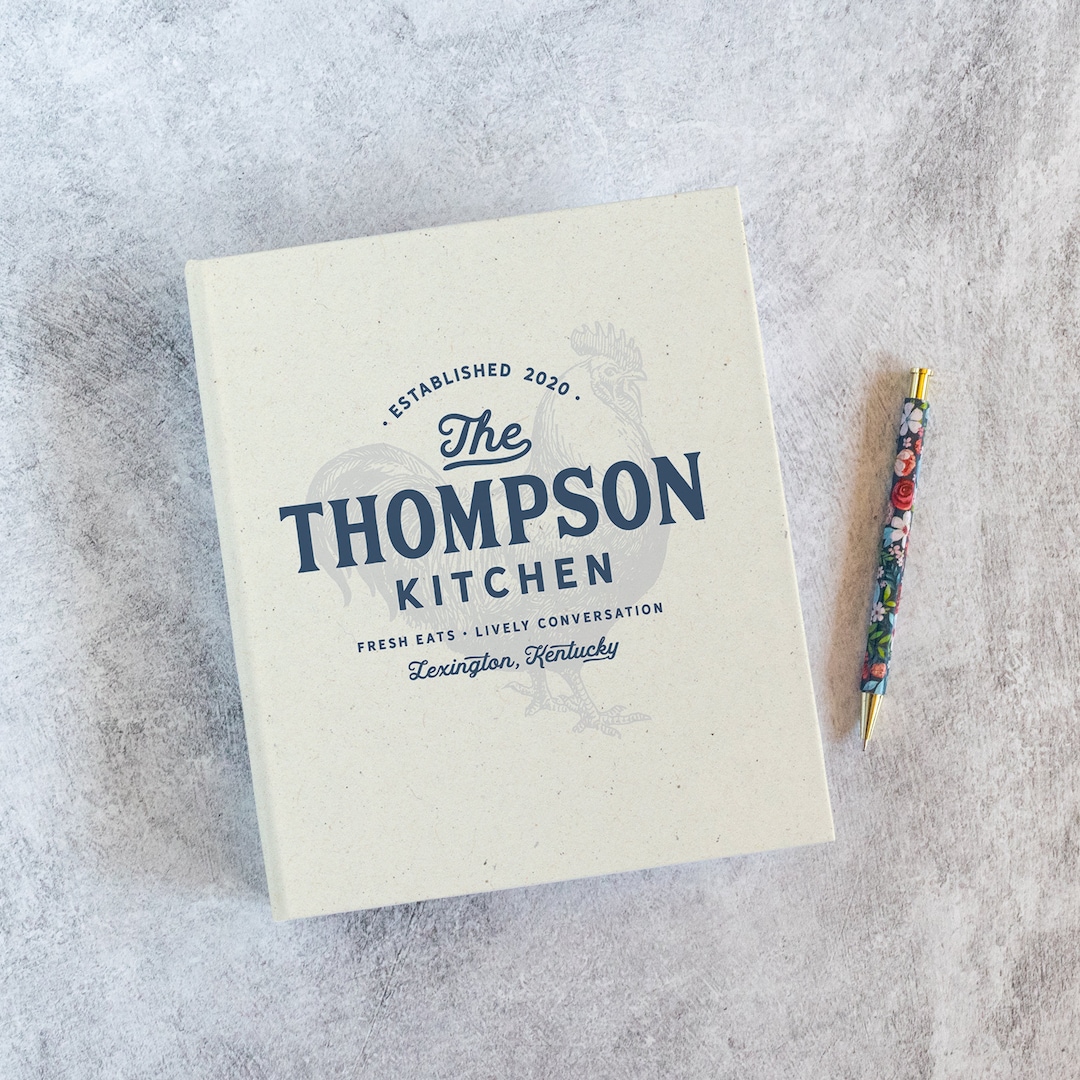 Mini Recipe Binder | Personalized Recipe Book & Printed Pages | Custom ...