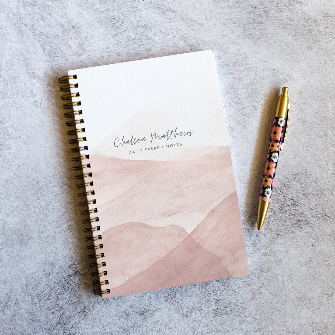 Minimalist Planner Personalized With Your Name Neutral - Etsy