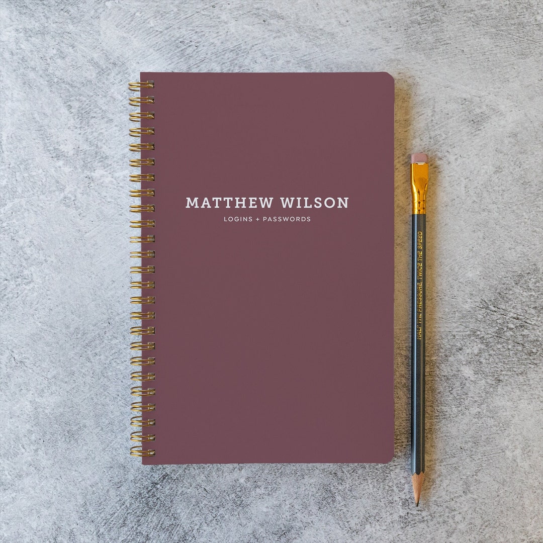 Personalized Password Keeper | to Do List | Address Book | Meal Planner ...