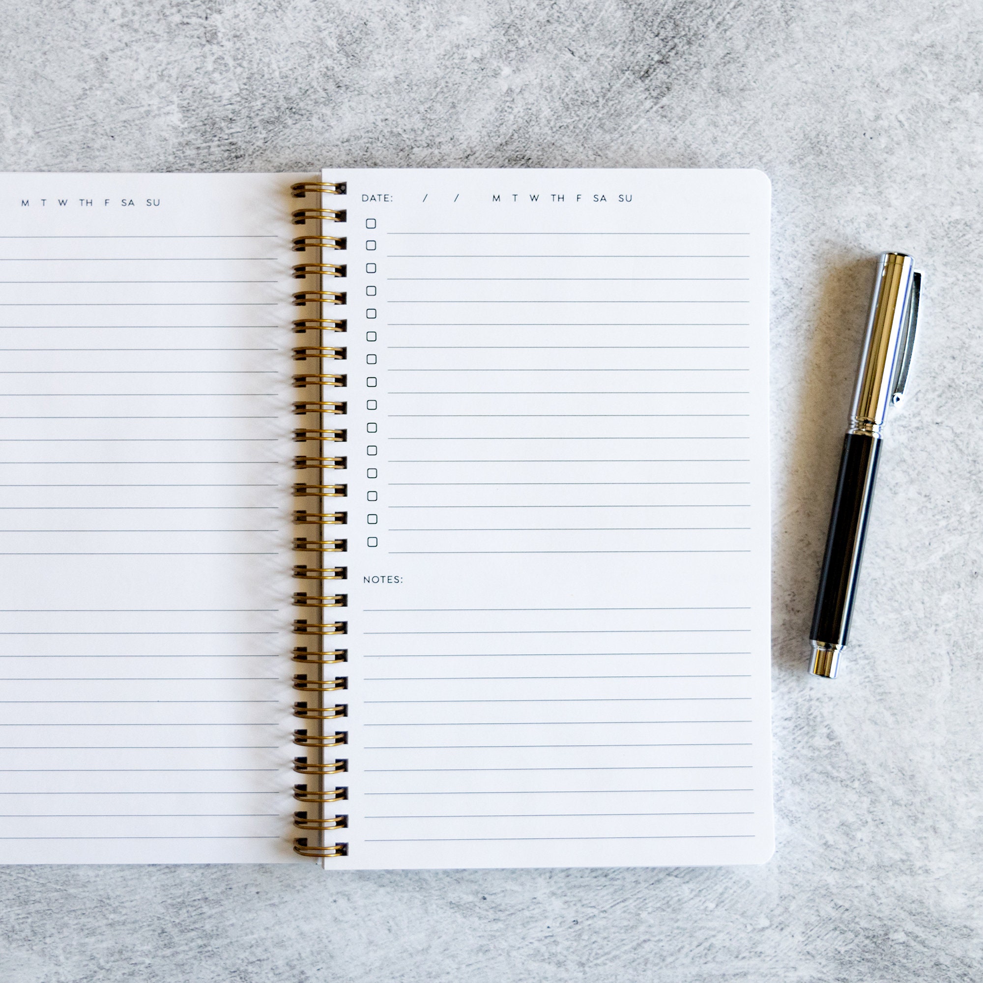 Minimalist Planner Notebook Personalized With Your Name 100 - Etsy