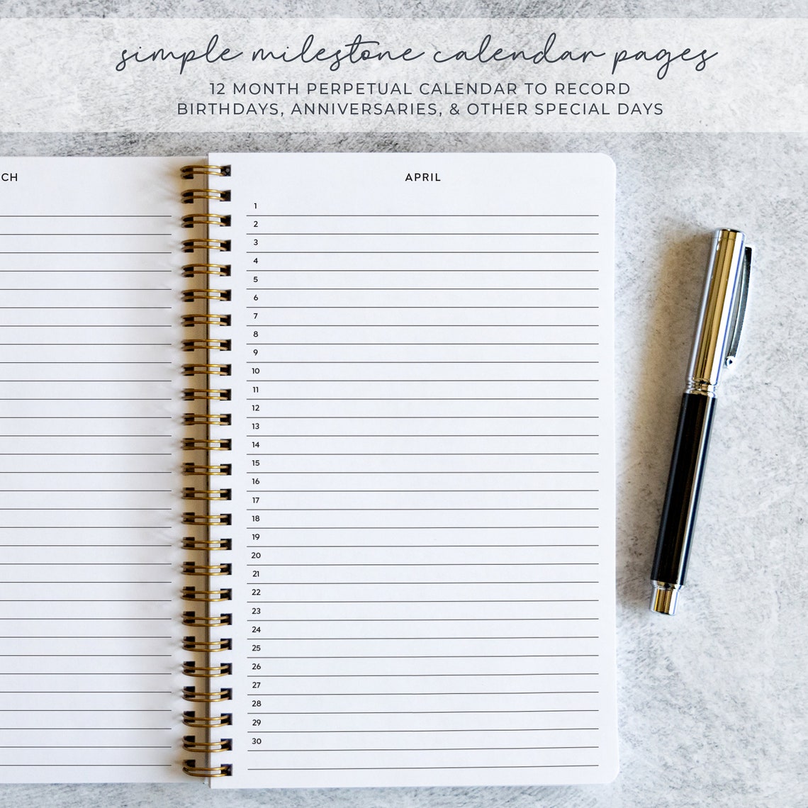 Personalized Address Book With Gold Spiral Binding and - Etsy