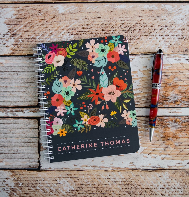Personalized Notebook Custom Journal Spiral Notebooks Small - Etsy