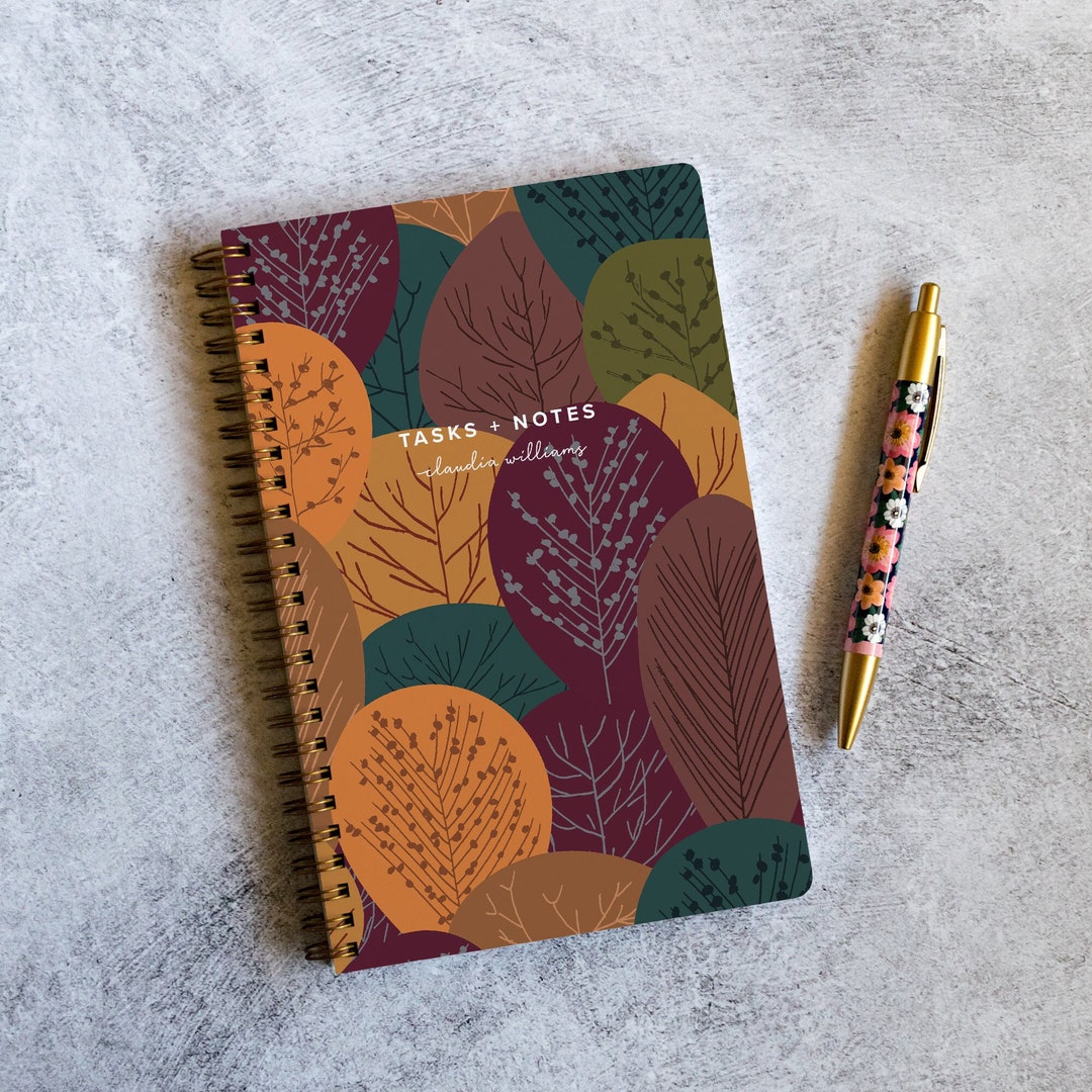 To Do List Notebook With Daily to Do Lists and Notes, Personalized Fall ...