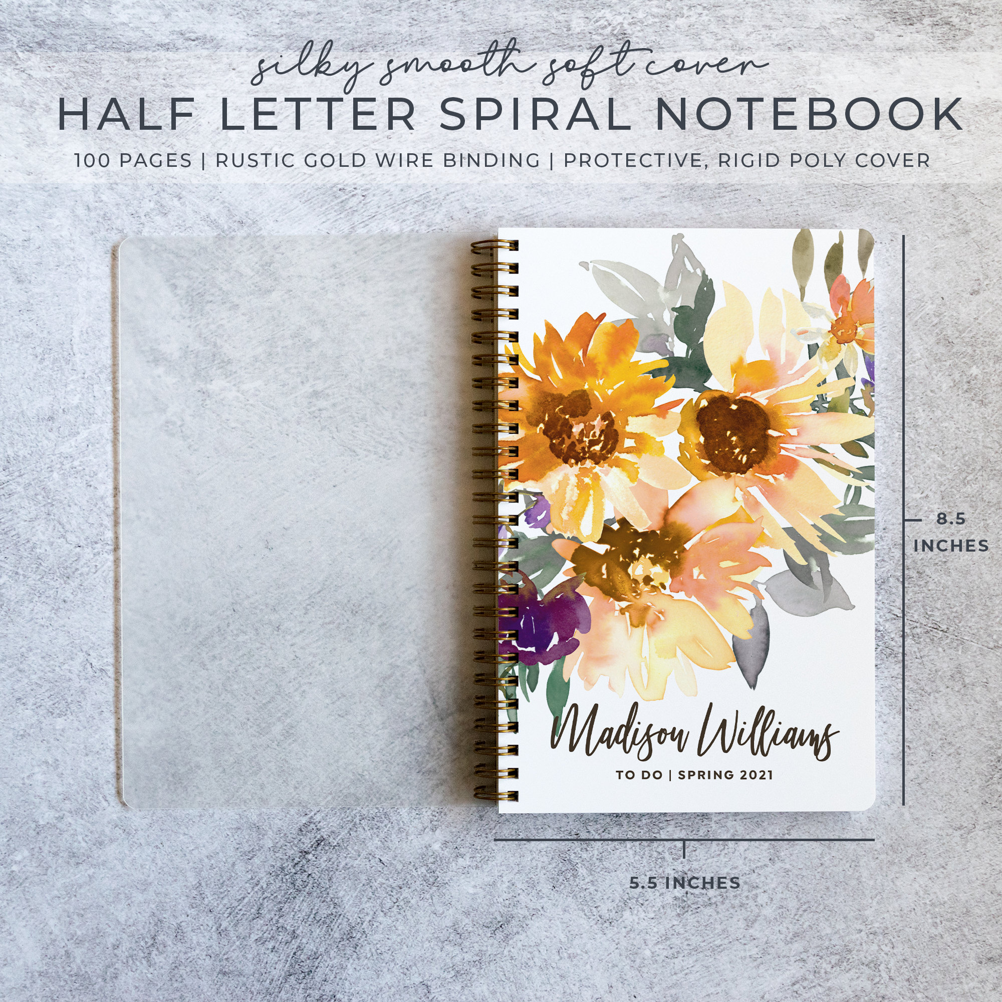 Personalized To Do List Notebook with To Do Lists and Notes | Etsy