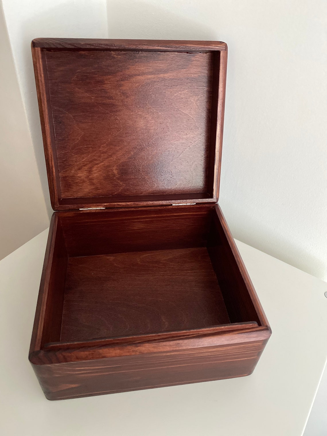 Box With Floral Frame and Name Wooden Keepsake With Name - Etsy