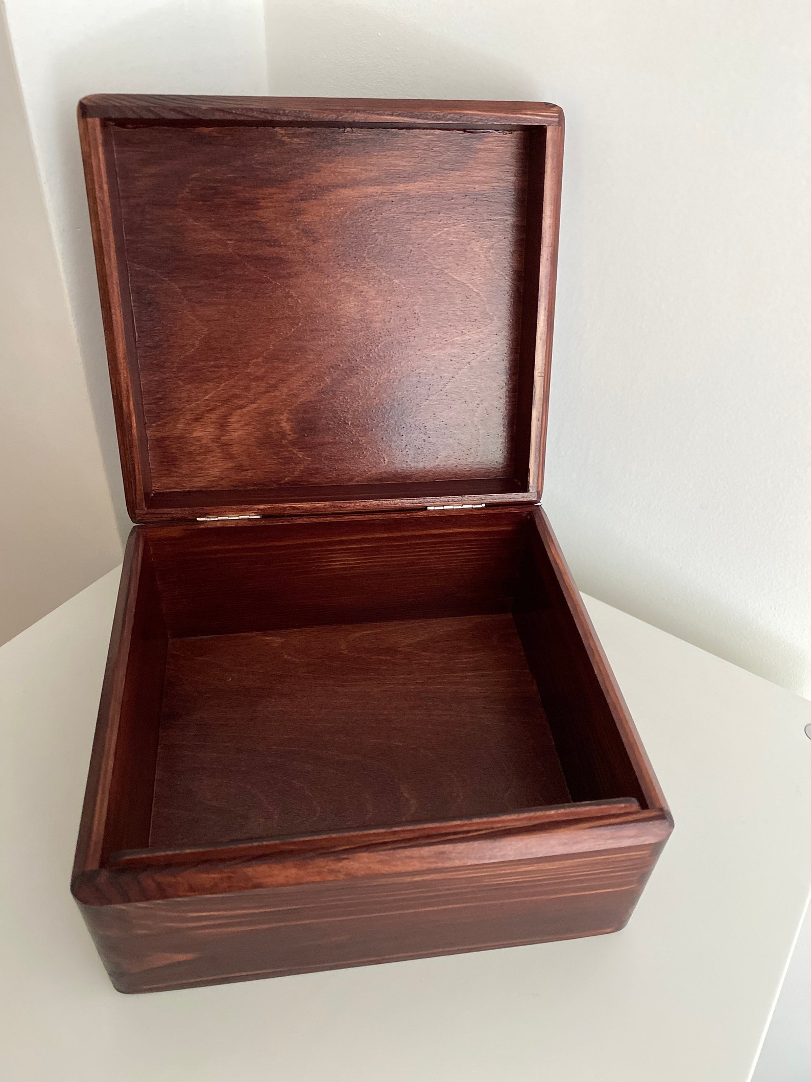 Box With Floral Frame and Name Wooden Keepsake With Name - Etsy