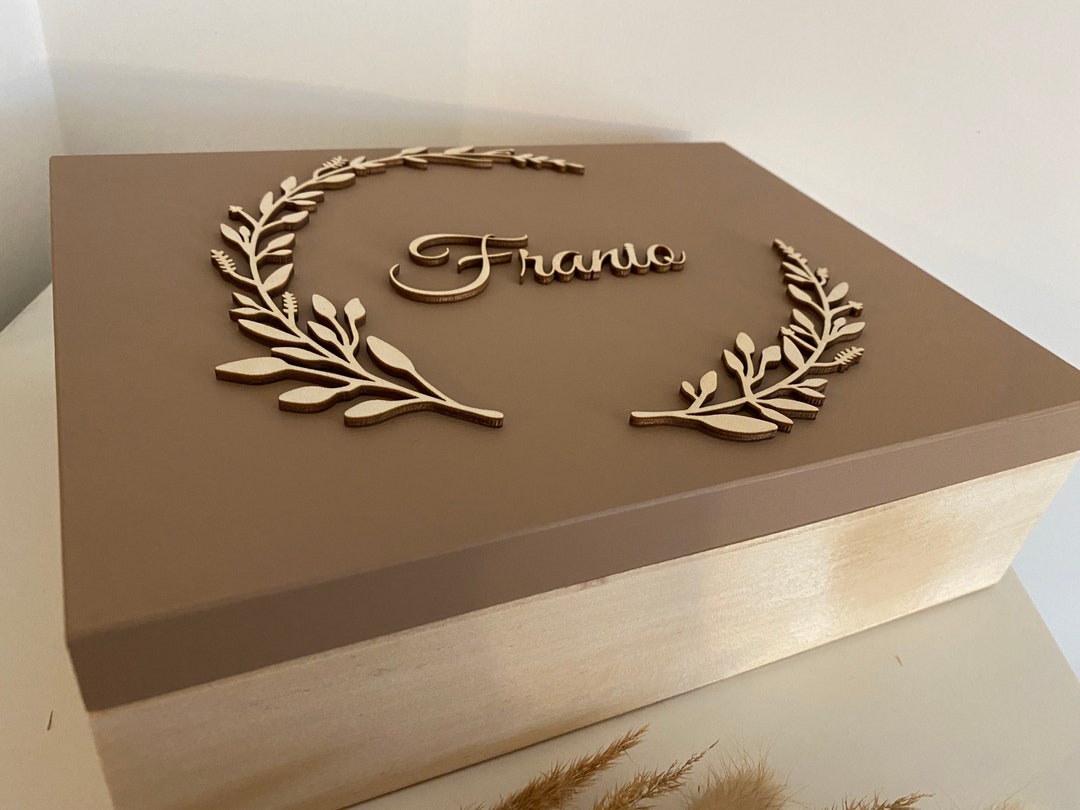 Bespoke Memory Box With Name for Girl, Legacy Box, Memory Box, Baby ...
