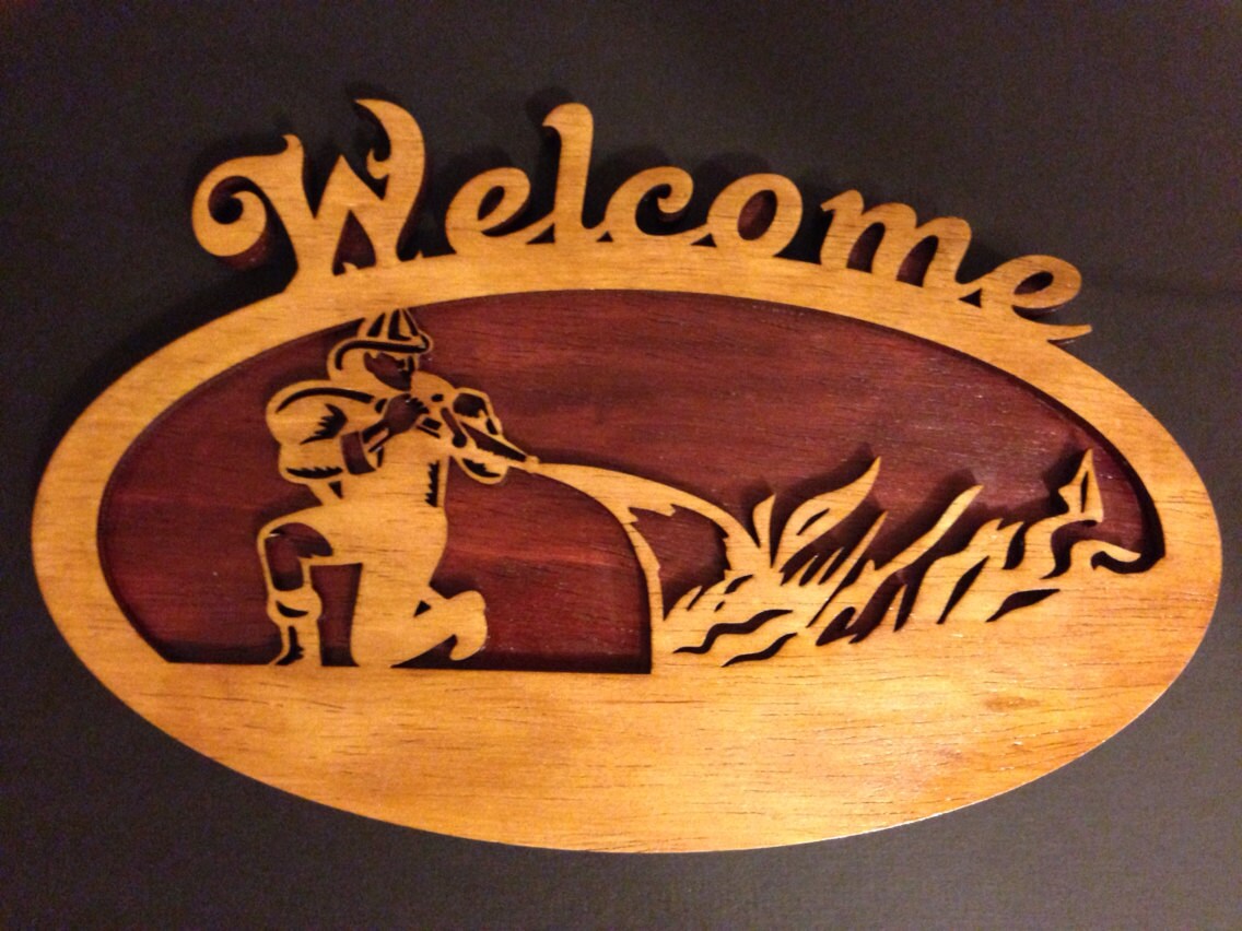 Firefighter Welcome Sign - Etsy