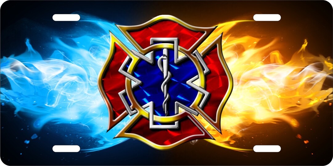 EMT Fire- License Plate - EMS Paramedic - Etsy