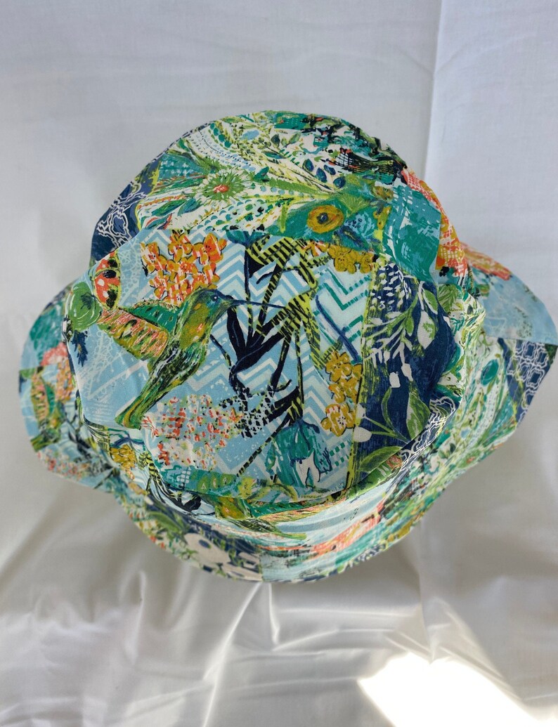 Abstract Floral Bucket Hat - Etsy