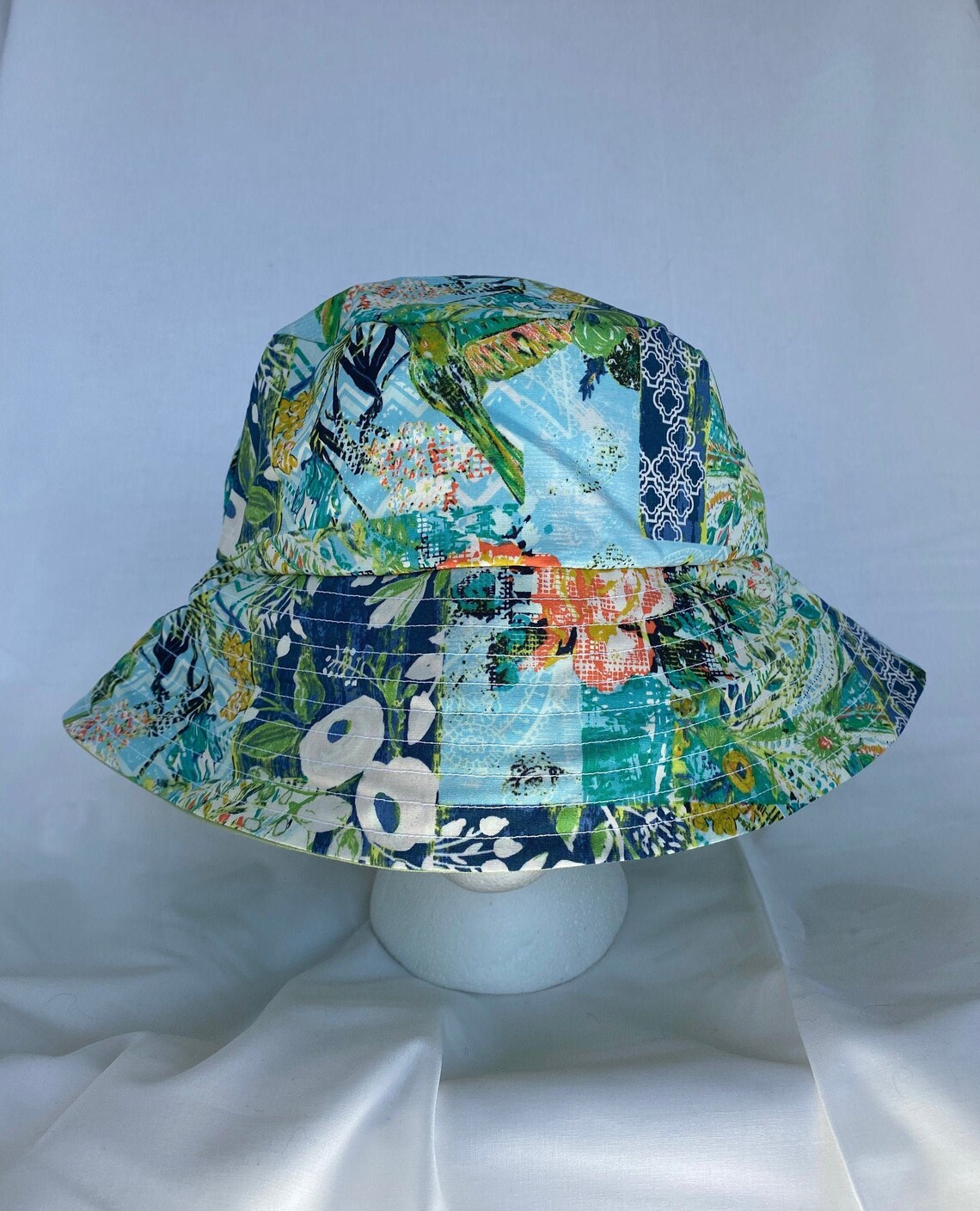 Abstract Floral Bucket Hat - Etsy