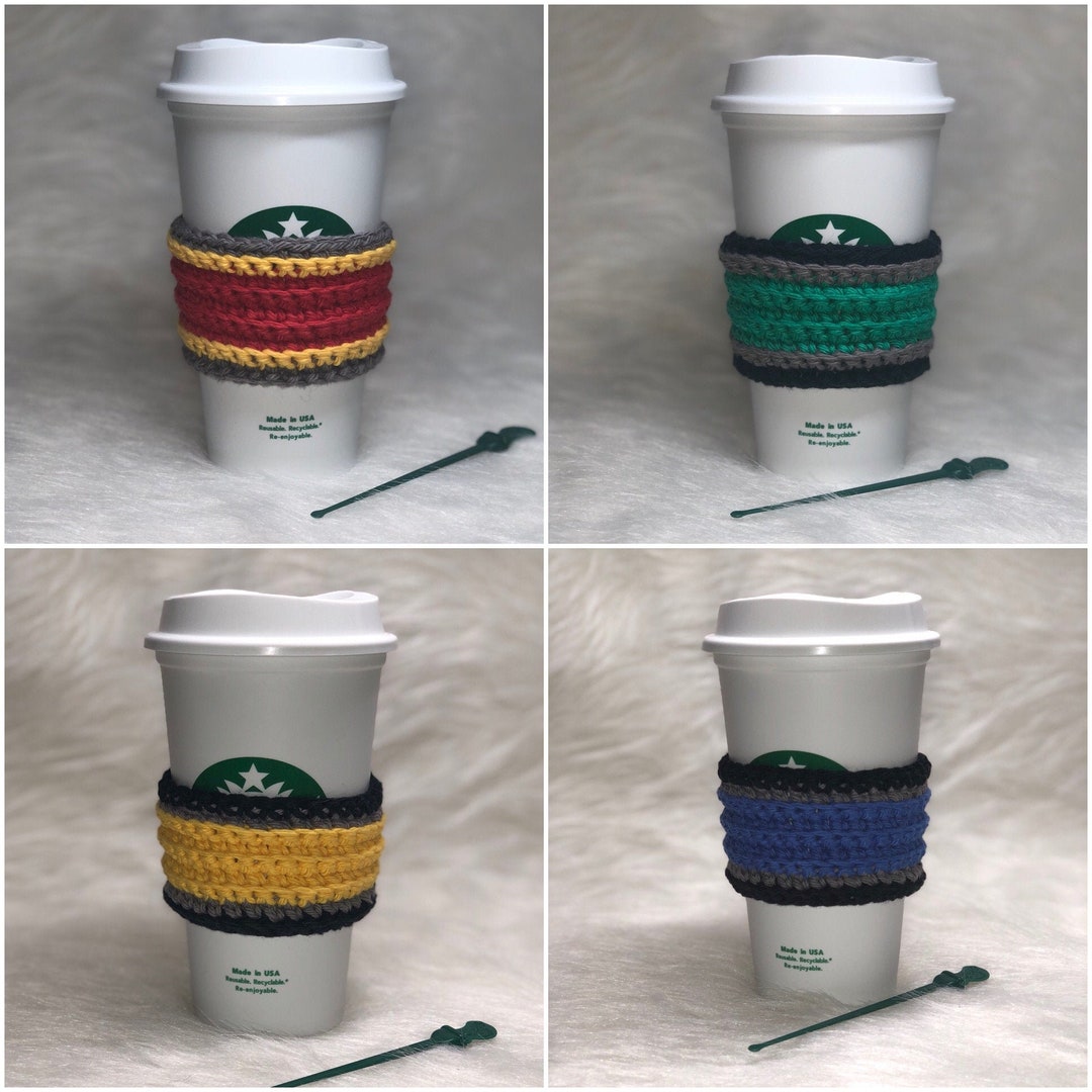 100% Cotton To-go Cup Cozy: Wizard Houses - Etsy