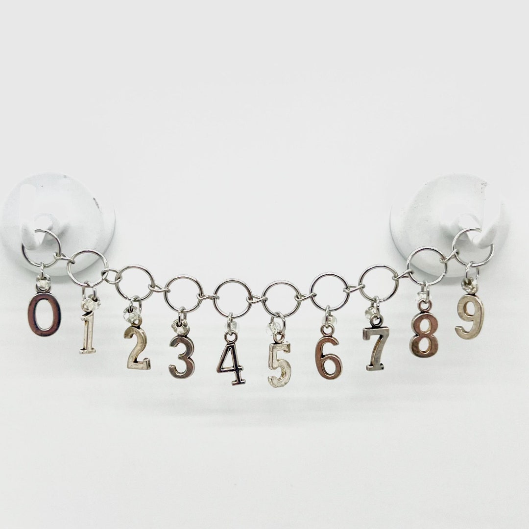 Counting Stitch Markers - Knitting - Numbers - Etsy