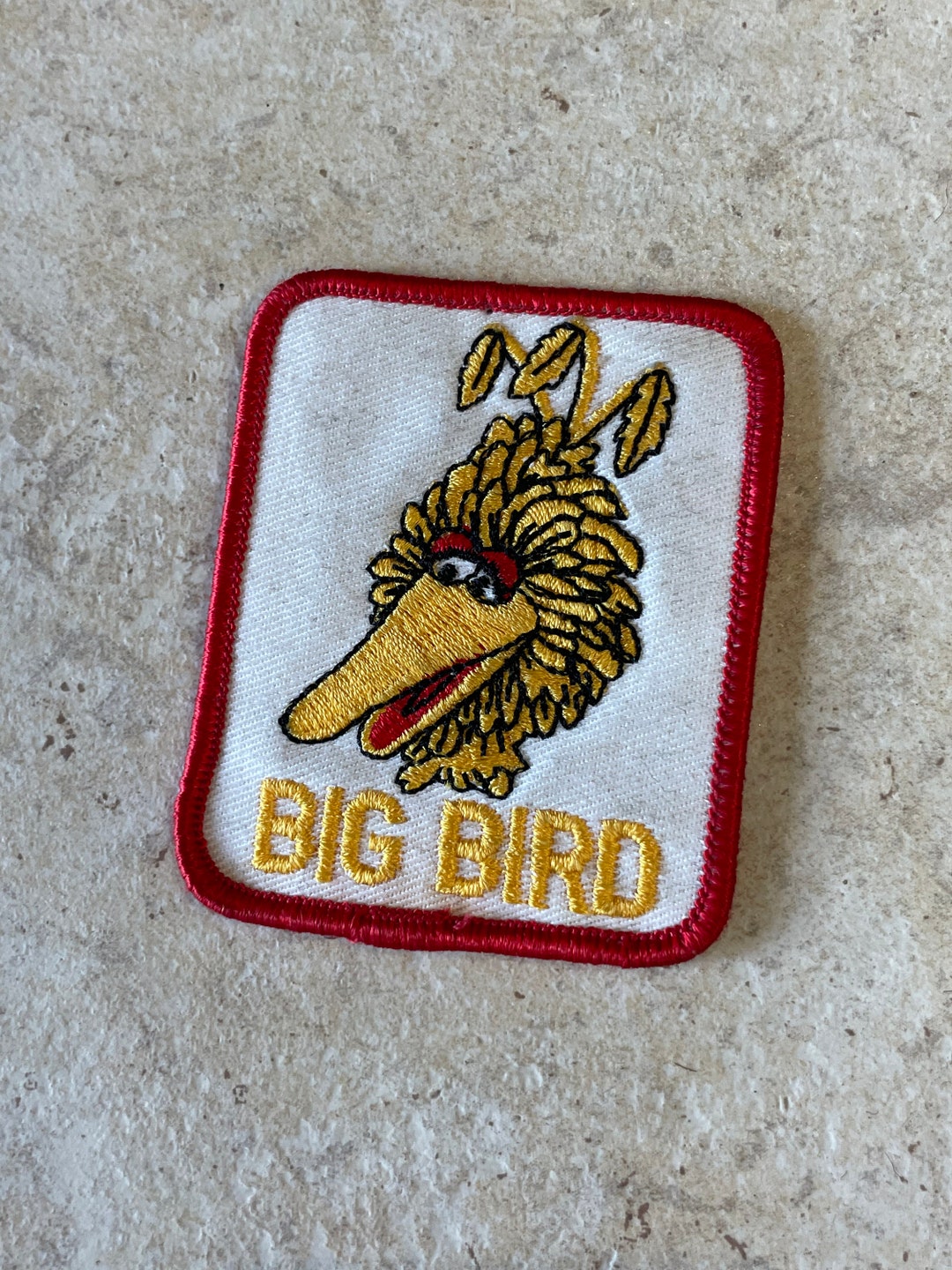 BIG BIRD Vintage 70s/80s Iron on PATCH With Red Trim - Etsy