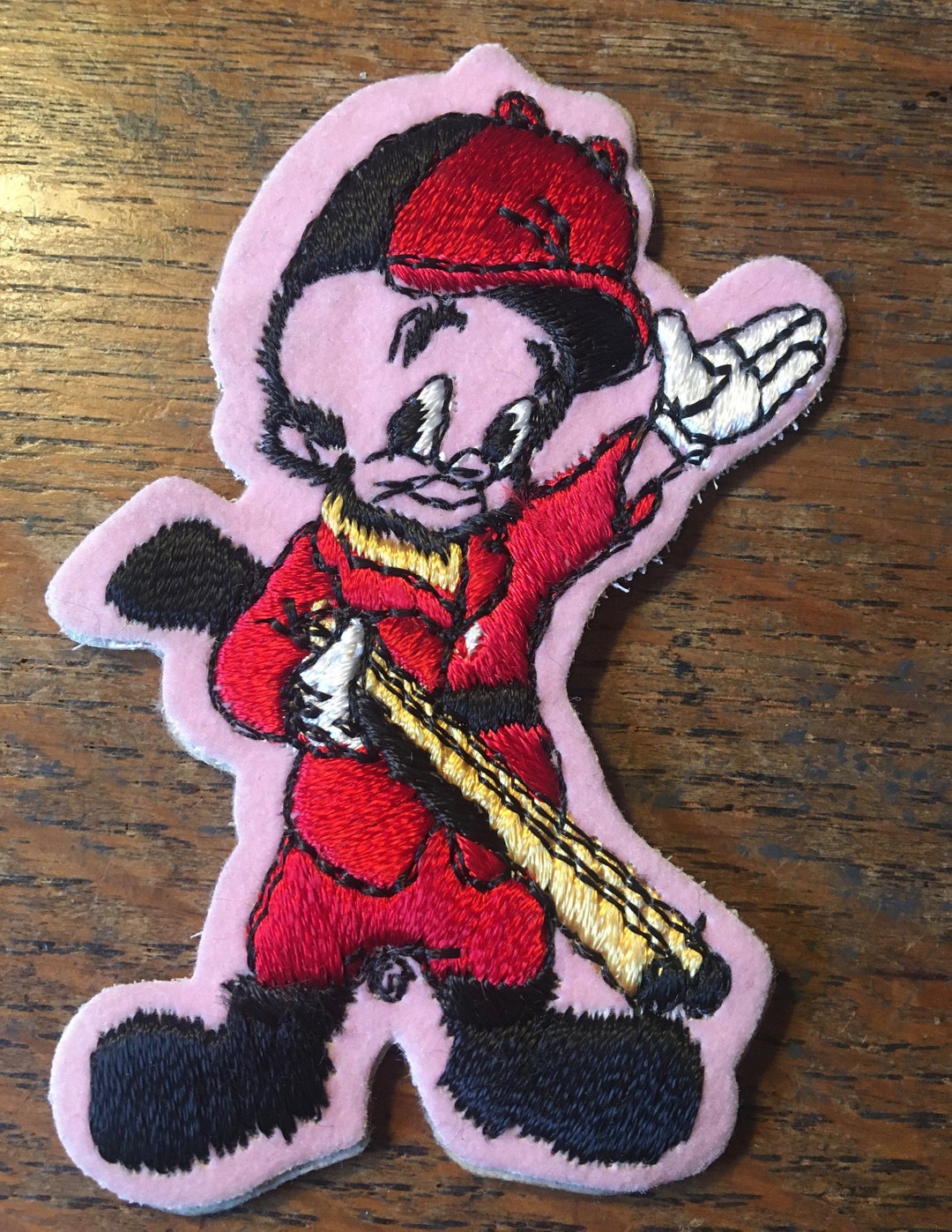 ELMER FUDD Vintage Dead Stock 1970's EMBROIDERED Cutout Patch - Etsy