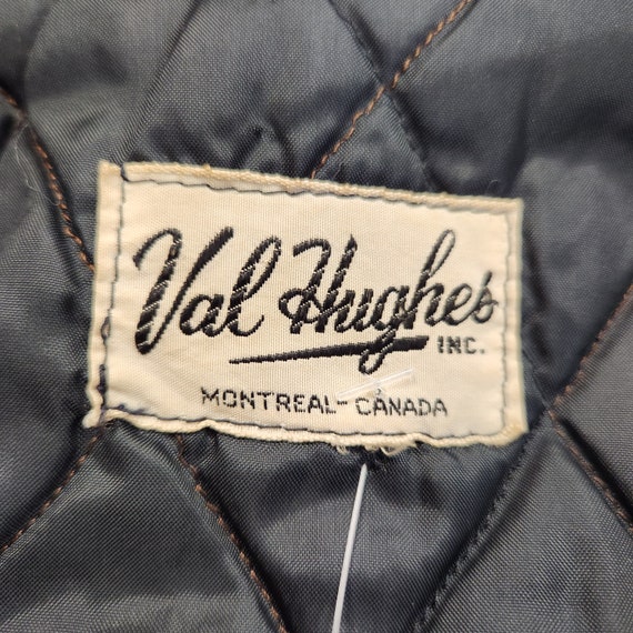 1960s MOD "Val Hughes" Cream/Black Geometric Pattern … - Gem