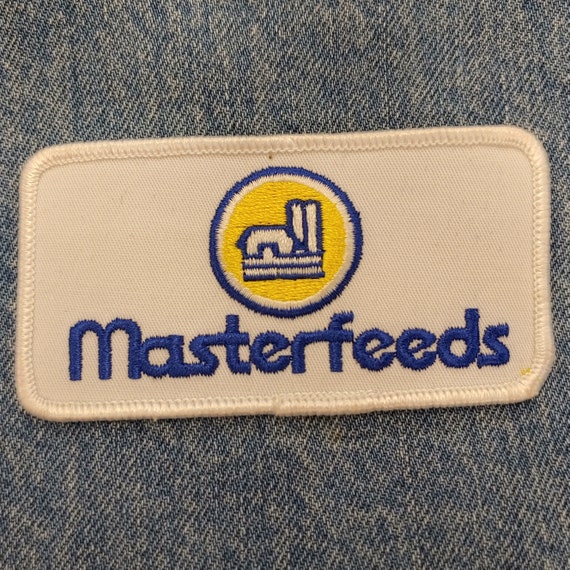 VINTAGE "MASTERFEEDS" FARMING 1980s/90s Minimal Iron-… - Gem
