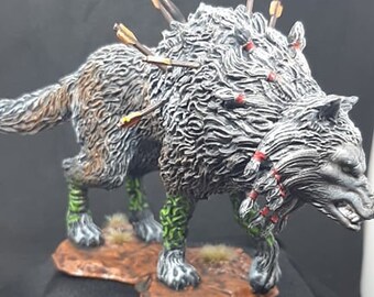 Dire Wolf Miniature - Etsy