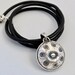 Handpan Pendpan-mini Pendant Necklace Sterling Silver Vintage Handmade ...