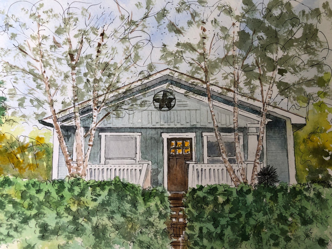 Custom: House Portraits - Etsy