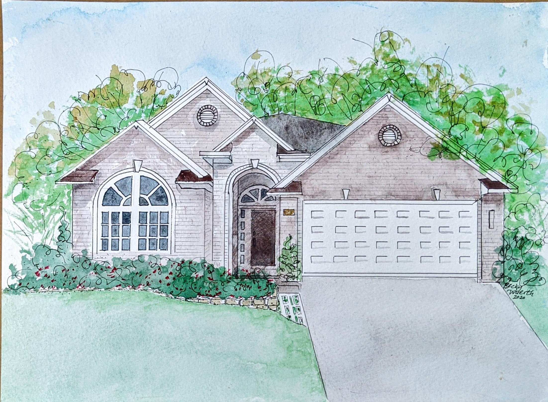 Custom: House Portraits - Etsy