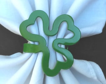 Shamrock Napkin Rings for St. Patrick's Day, Spring, Dinners, Parties ...