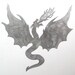 Mythological Metal Fire Breathing Dragon Flying Fantasy - Etsy