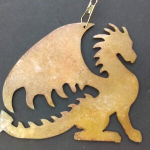 Four Dragons Metal Wind Catcher Spinner Rustic Garden Mythical - Etsy