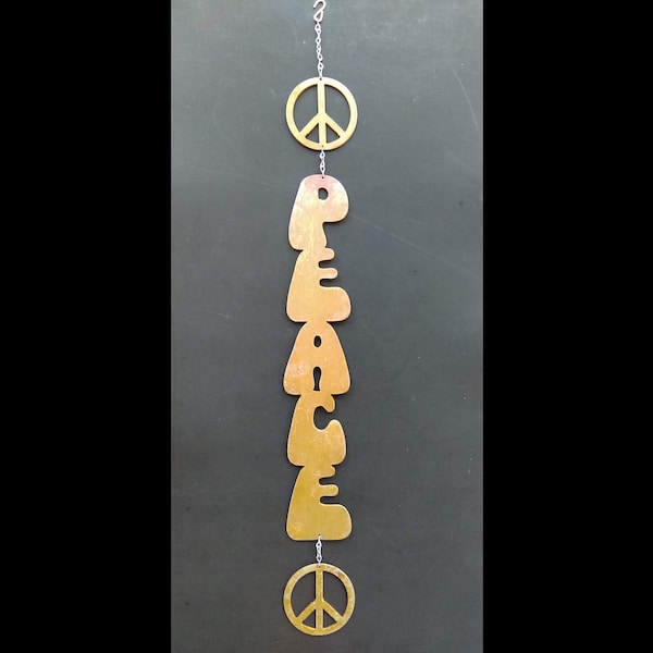 Hanging Peace Sign - Etsy