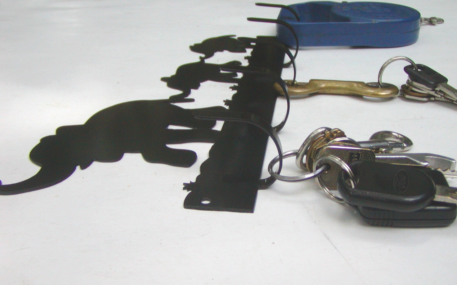 Happy Elephants Key Hook Wall Key Holder Jewelry Belt Scarf | Etsy