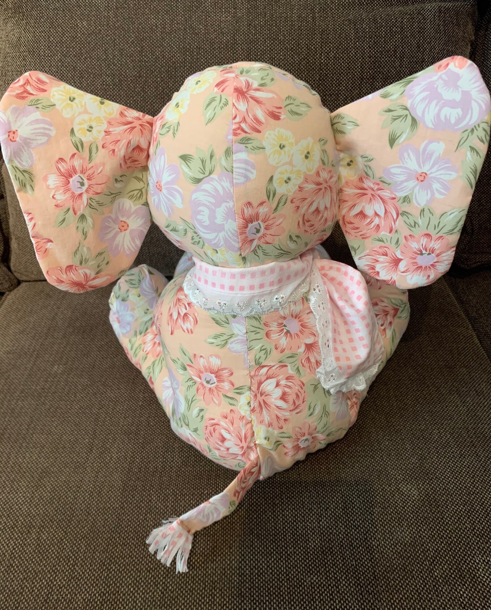 Memory Elephant With Handwriting Embroidery Option - Etsy