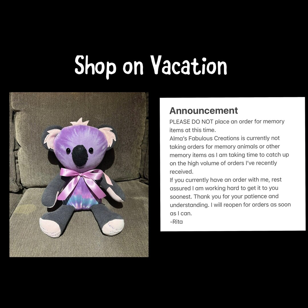 Memory Koala Bear - Etsy