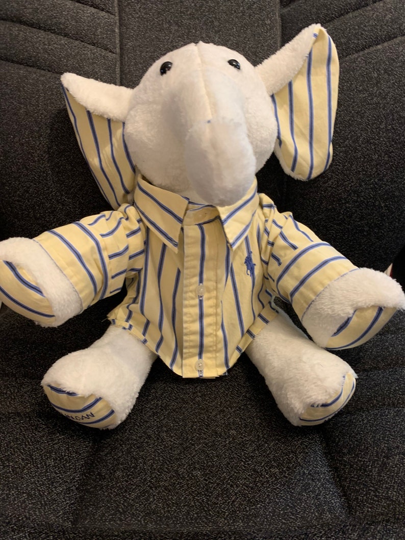 Memory Elephant With Handwriting Embroidery Option - Etsy