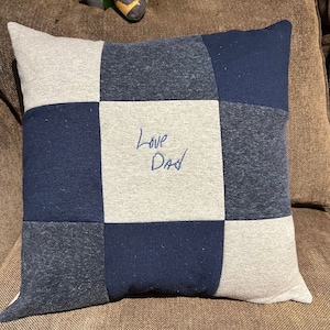 Patchwork Memory Pillow - Etsy