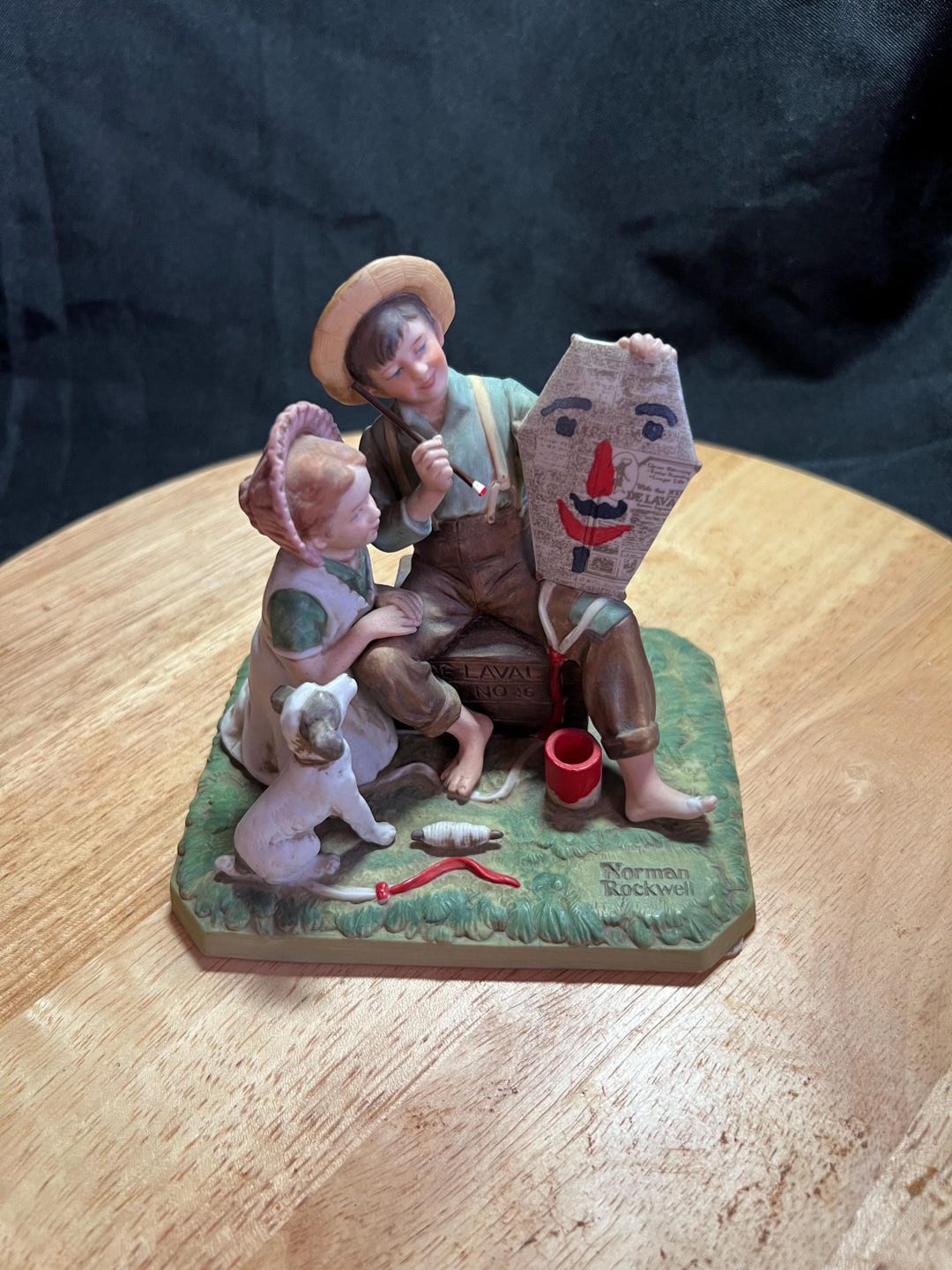 Norman Rockwell "the Kite Maker" Figurine - Etsy