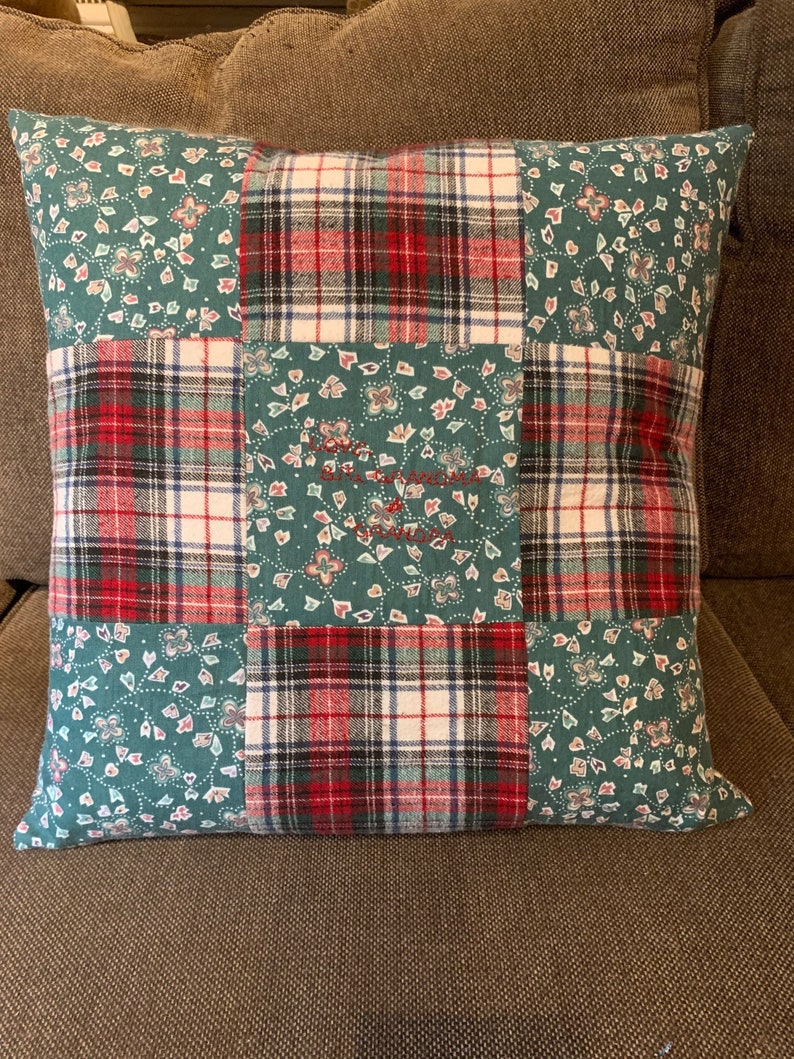 Patchwork Memory Pillow - Etsy