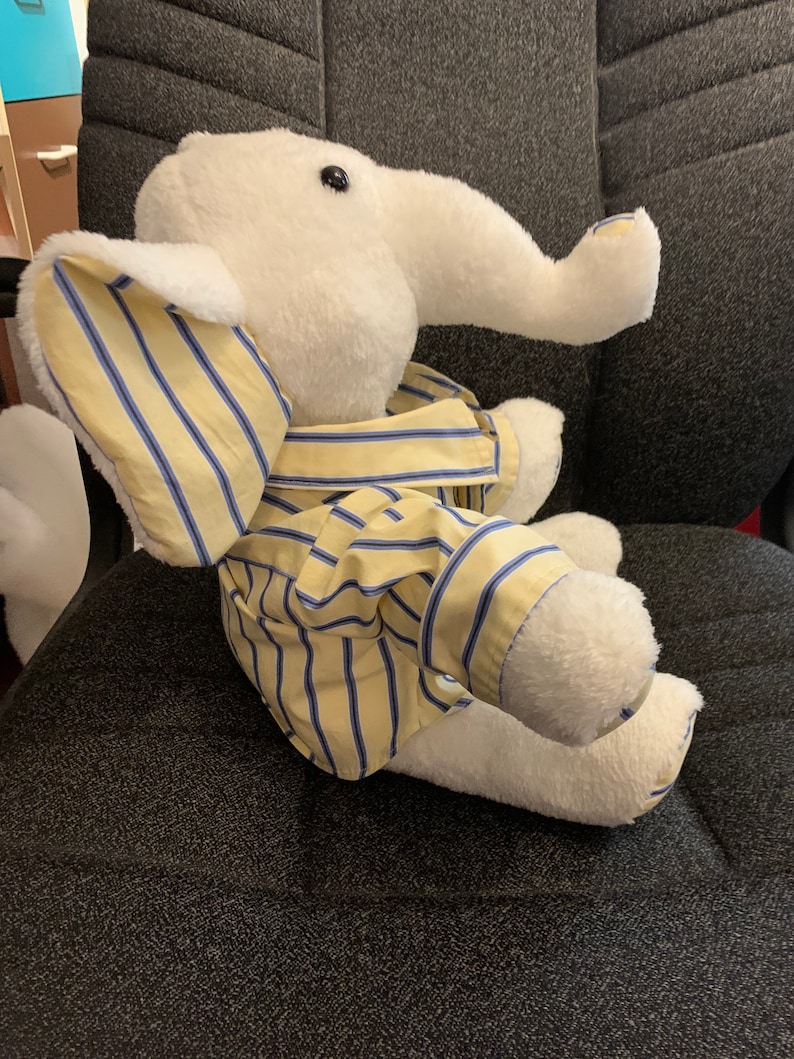 Memory Elephant With Handwriting Embroidery Option - Etsy