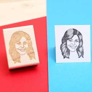 Michelle Obama Rubber Stamp Portrait - Etsy