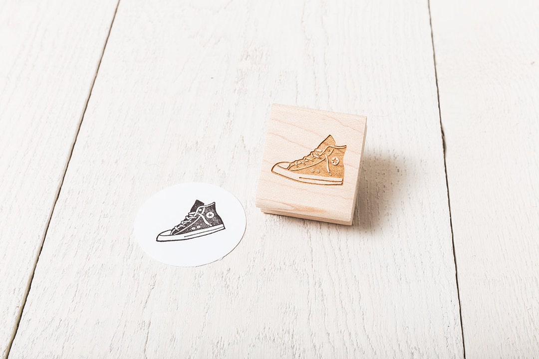 Sneaker Rubber Stamp - Etsy