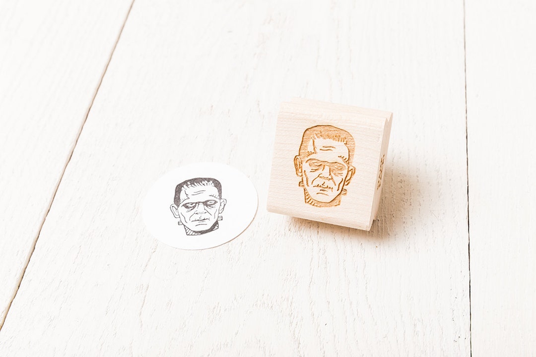 Frankenstein's Monster Rubber Stamp frankenstein - Etsy