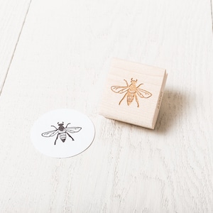 Honey Bee Rubber Stamp - Etsy