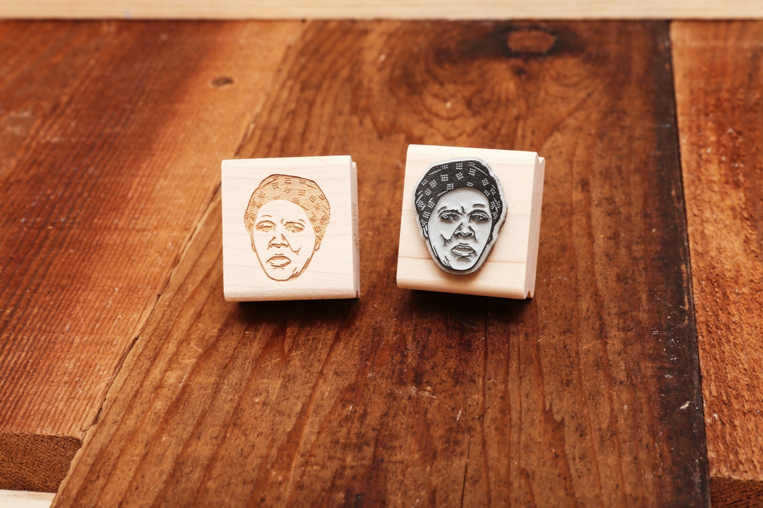 Harriet Tubman Rubber Stamp Portrait | Etsy